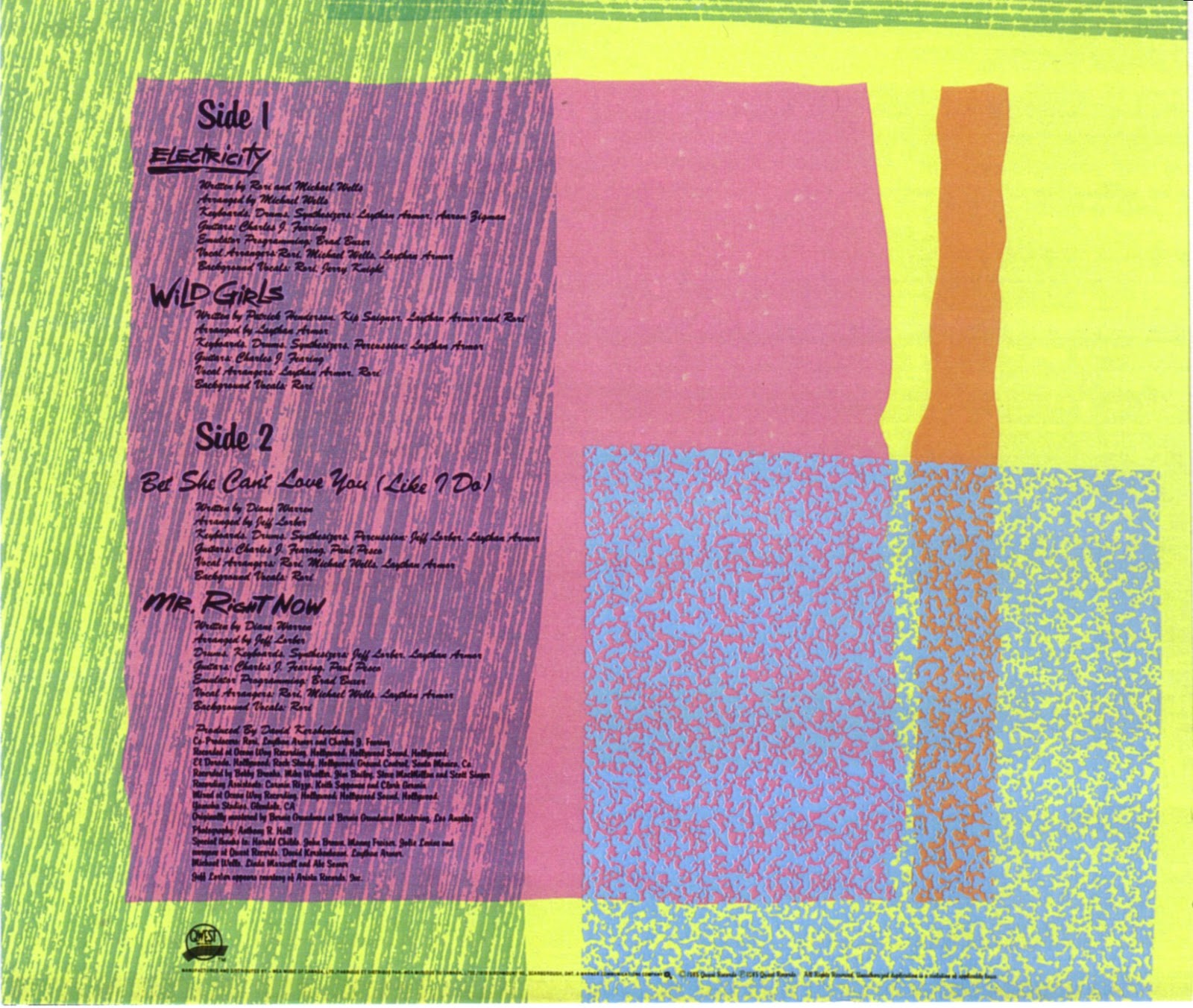 AOR Night Drive: Rori - Rori [EP] (1985)